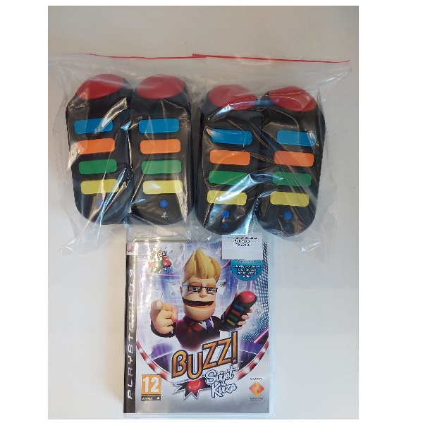 Buzz Svijet Kviza + 4 Buzzera PS3 - GAME ELECTRONIC